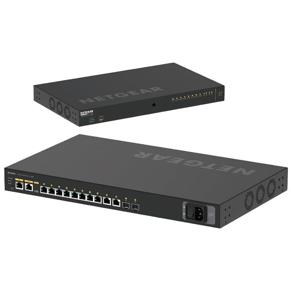 NETGEAR 12-Port AV Line M4250-10G2F-POE+ – Handy AV Shop